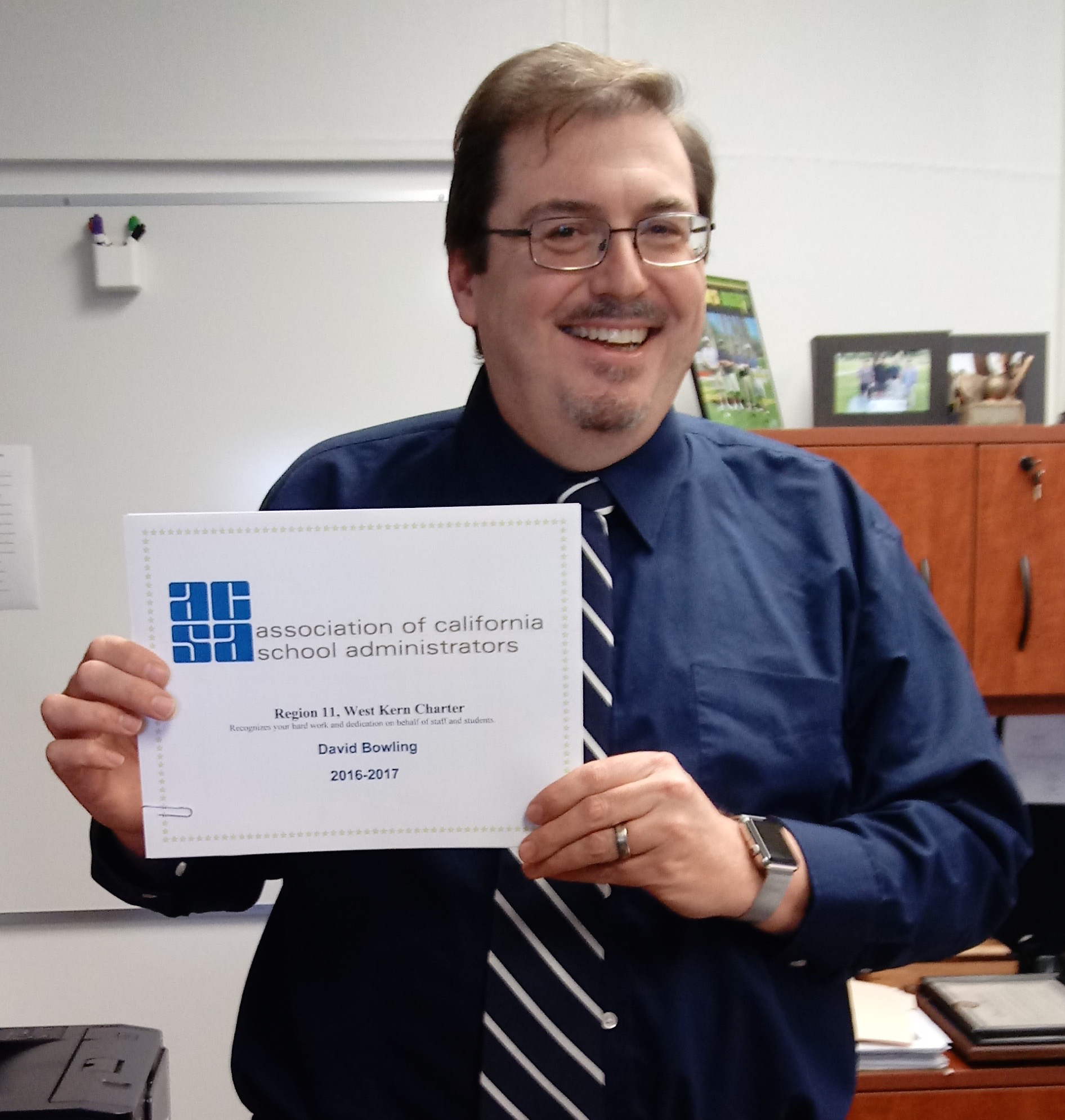 Administrator Recognition – David Bowling – ACSA Region 11