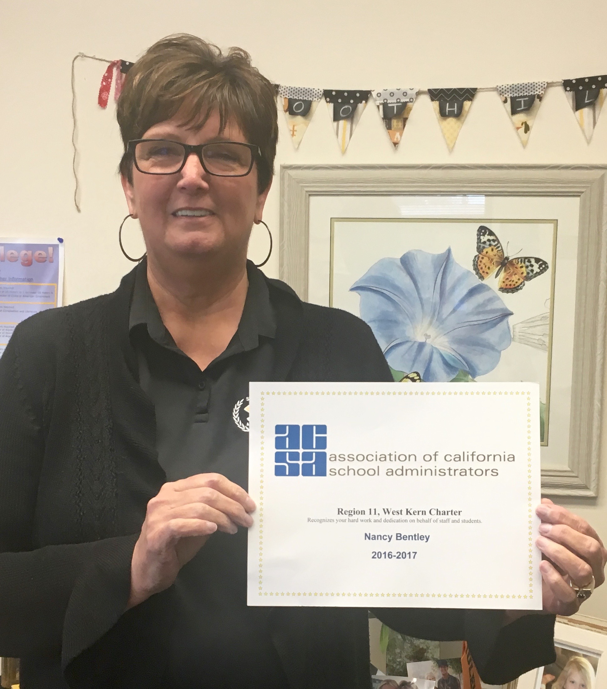Administrator Recognition – Gail Bentley – ACSA Region 11