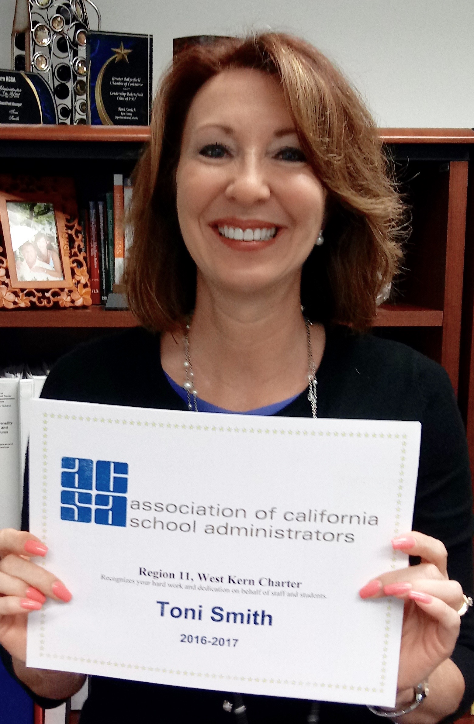 Administrator Recognition – Toni Smith – ACSA Region 11