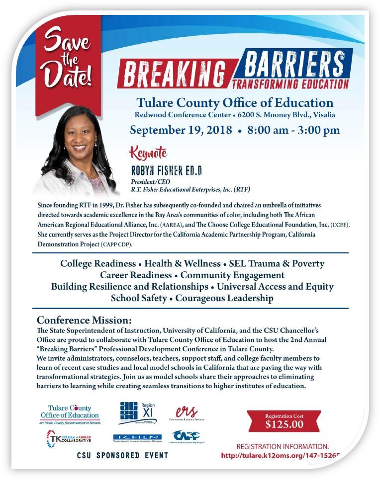 Breaking Barriers Transforming Education – ACSA Region 11